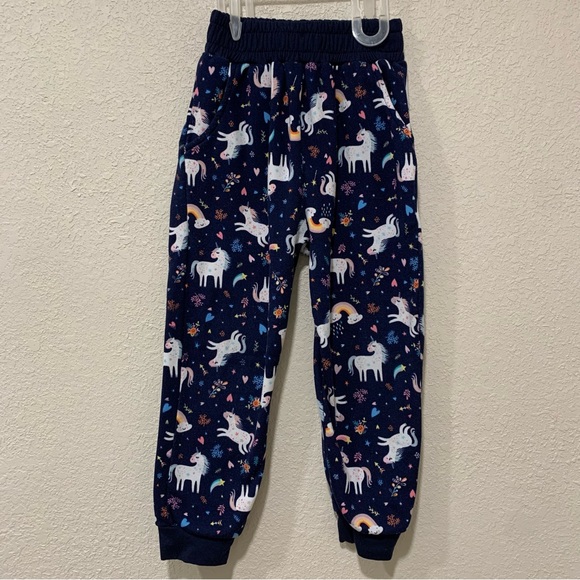 shosho | Bottoms | Shosho Toddler Girl Unicorn Blue Jogger Pants | Poshmark